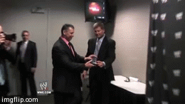 Vince proposes to HBK - Imgflip