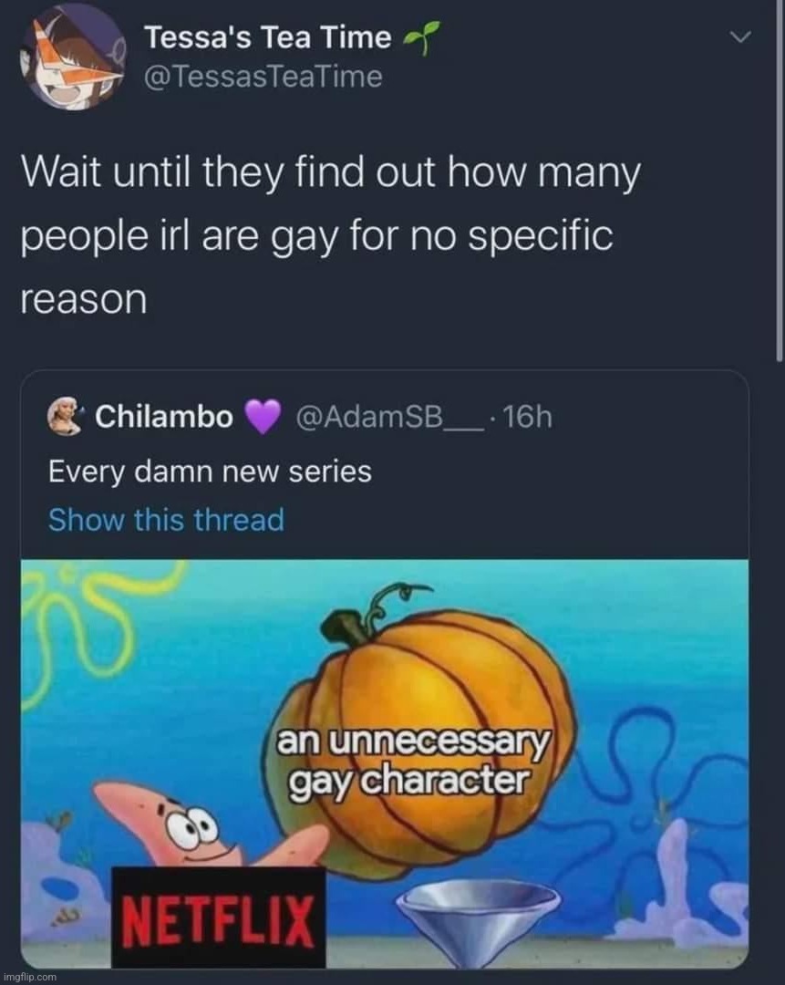 mfs finding out that god added 3,000,000 more gay people to the new ...