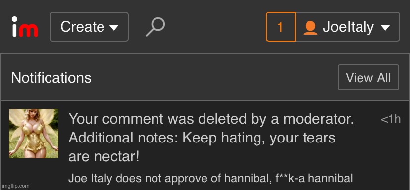 if you’re gonna keep banning us then at least come up with a better ban ...