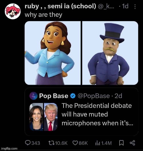 for Harris btw - Imgflip