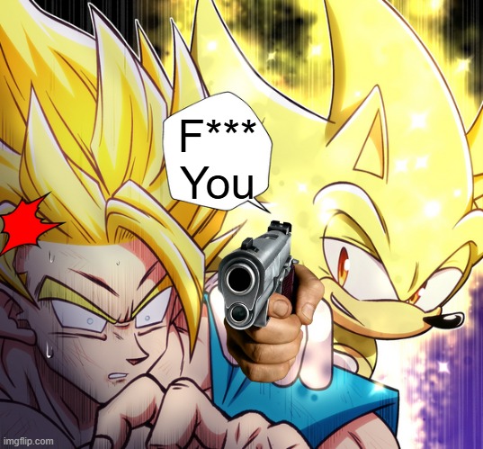Super Sonic vs Goku - Imgflip