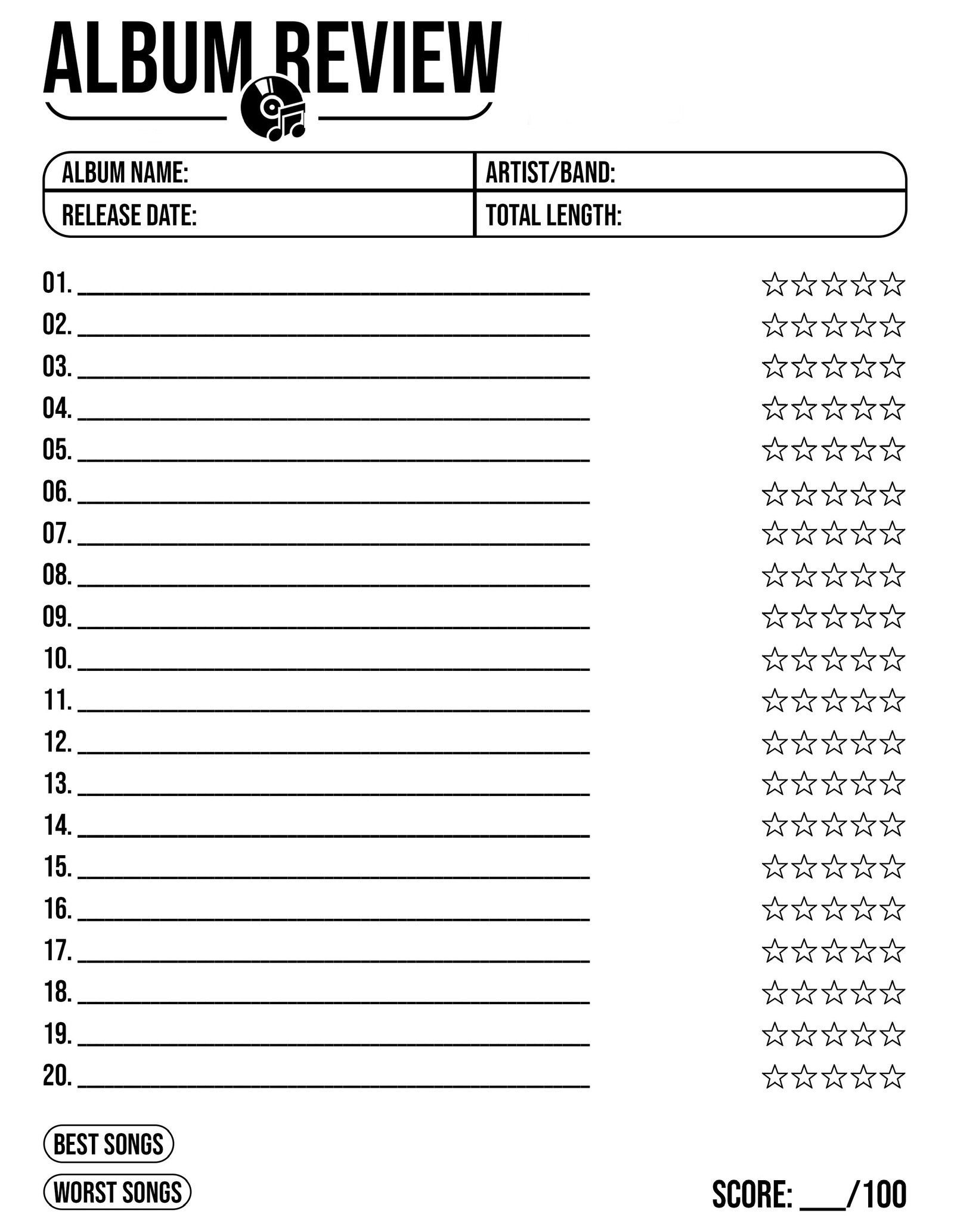 album review Blank Template - Imgflip