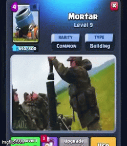 clash royale mortar - Imgflip