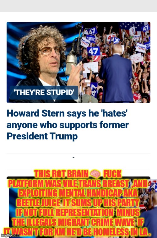 Howard vs orange man - Imgflip