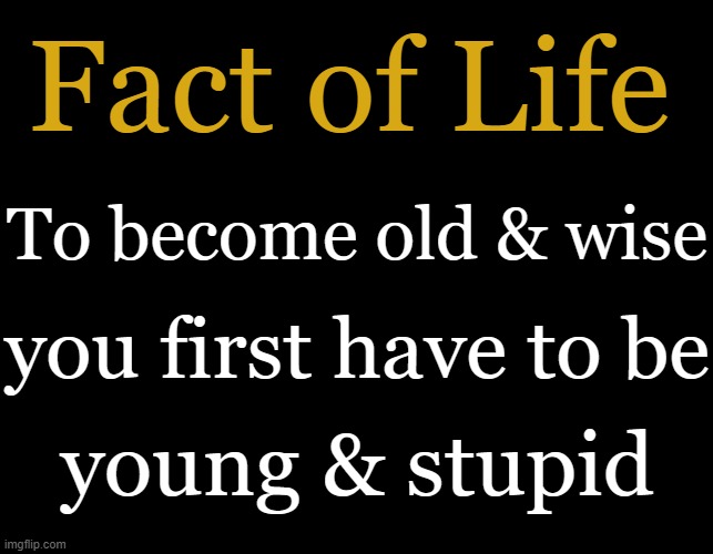 With AGE Comes WISDOM Imgflip With AGE Comes WISDOM Imgflip