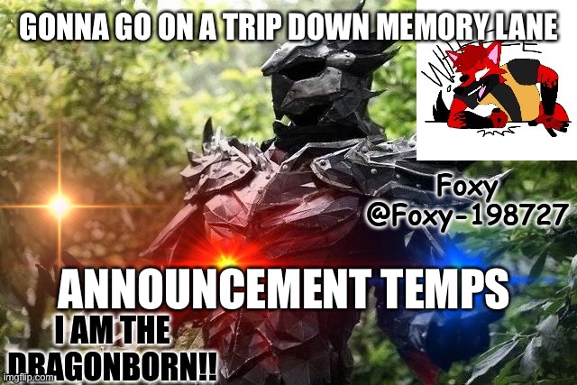 Foxy-198727 Official Announcement Temp - Imgflip