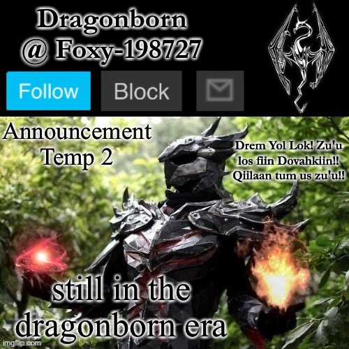 Official Foxy-198727 Announcement Template - Imgflip