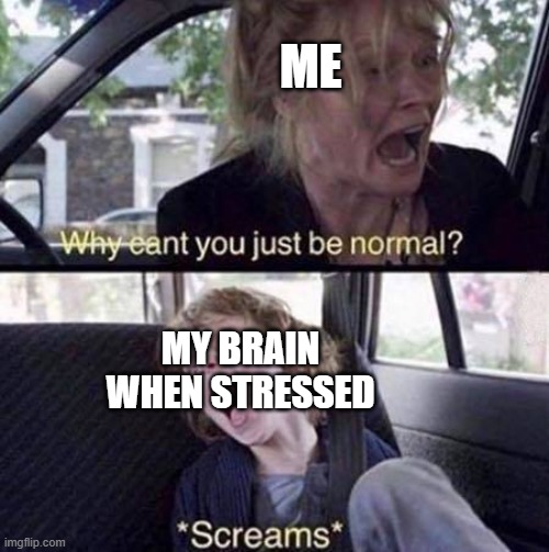 Why Can't You Just Be Normal - Imgflip