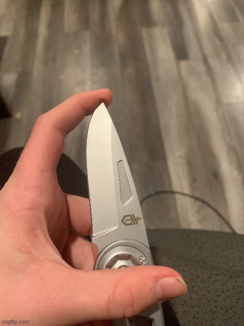 (TW: SH, knife) :D - Imgflip