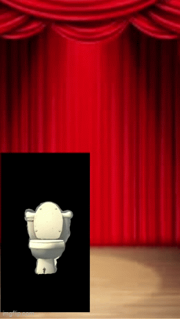 Image tagged in gifs,trump,dancing,skibidi toilet - Imgflip