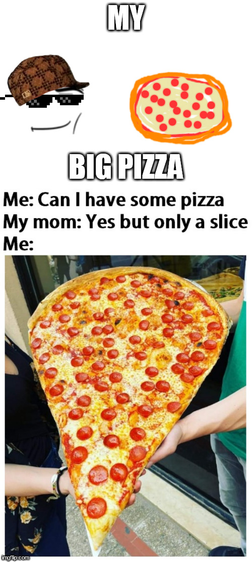 Image tagged in big pizza - Imgflip
