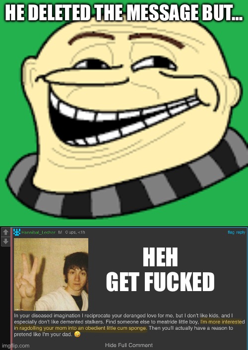 Image tagged in gru troll face - Imgflip