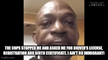 Black man stopped - Imgflip