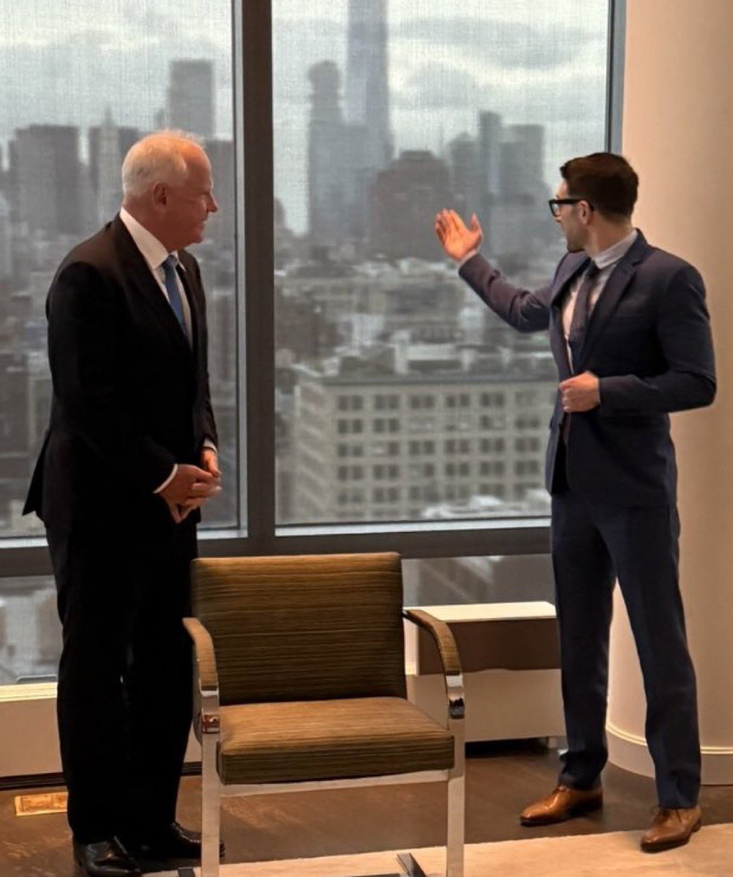 Tim Walz and Alex Soros Blank Template - Imgflip