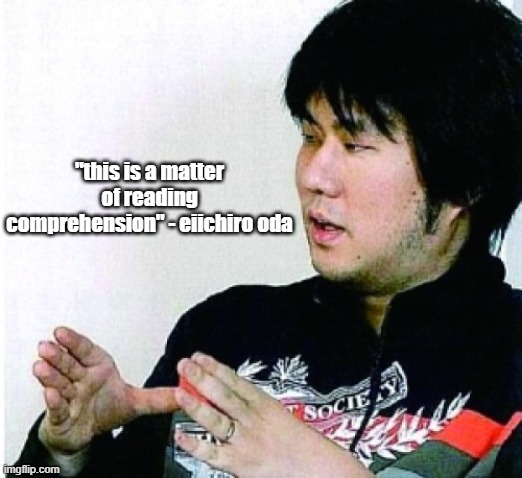 Eiichiro Oda Said - Imgflip