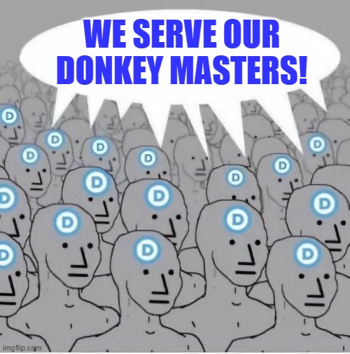 NPC Democrat Template with Speech Bubble - Imgflip
