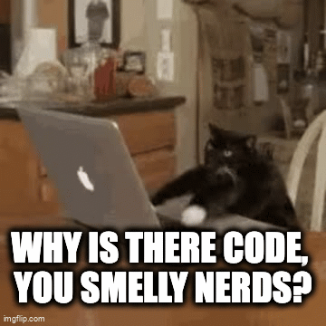 Why is there code? - Imgflip