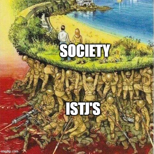 Soldiers hold up society - Imgflip