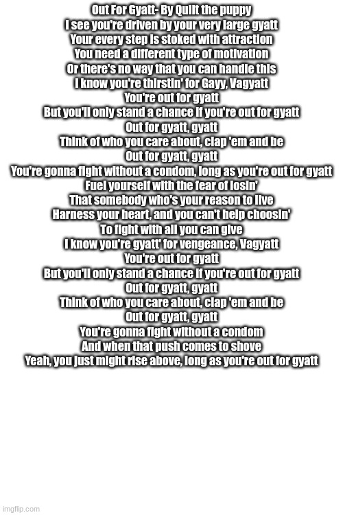 Out For Gyatt - Imgflip