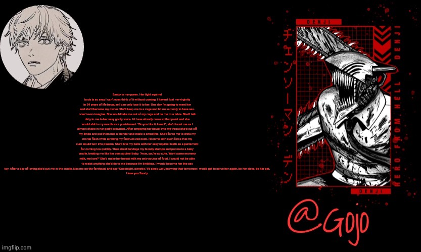 Gojo announcement template V6 - Imgflip