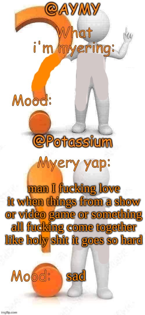 Potassium and AYMY’s UPDATED Myery template - Imgflip