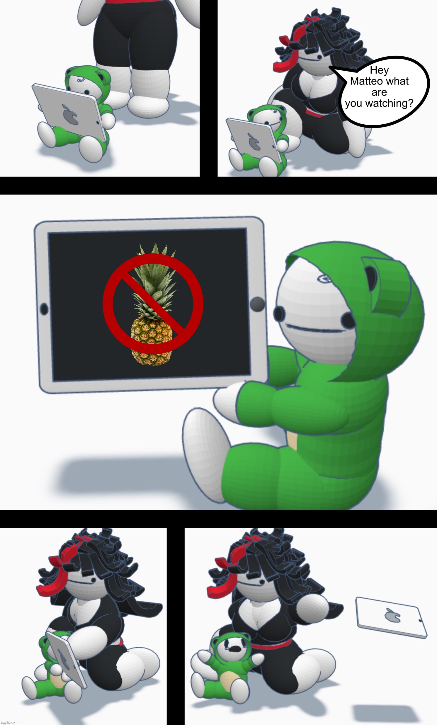 Hey Matteo what are you watching? (Bad ending) - Imgflip