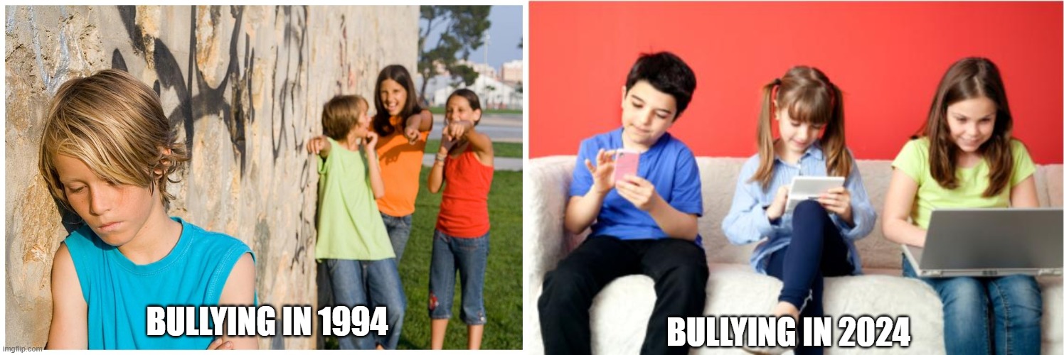 Image tagged in kids laughing at other kid,technology - Imgflip