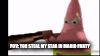 patrick with a gun - Imgflip