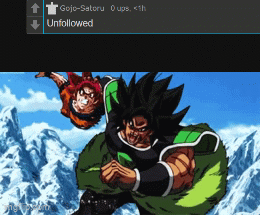 Broly smashing Goku's face - Imgflip