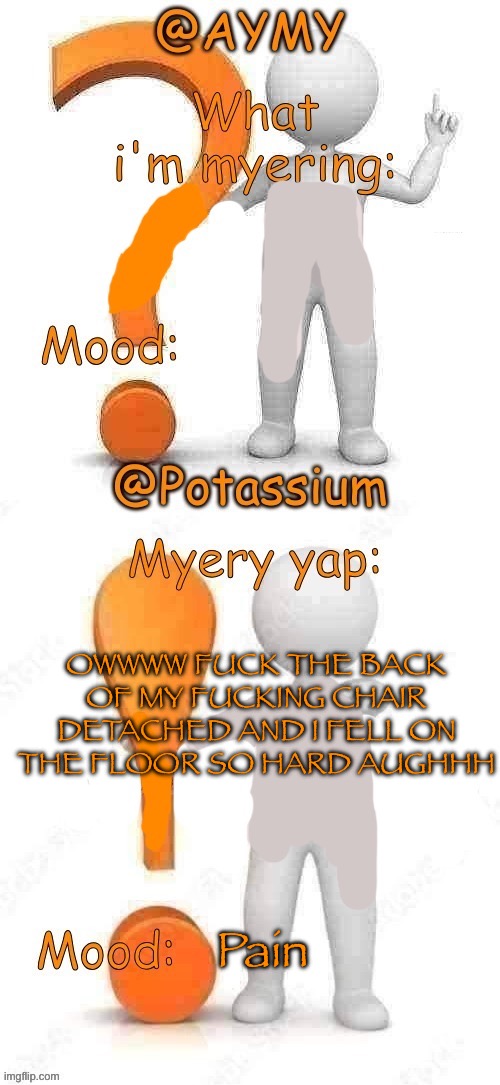 Potassium and AYMY’s UPDATED Myery template - Imgflip