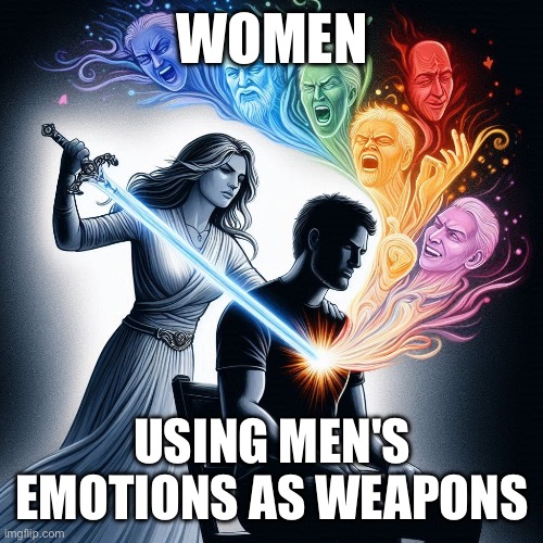Men's emotions of Women using them as weapons - Imgflip