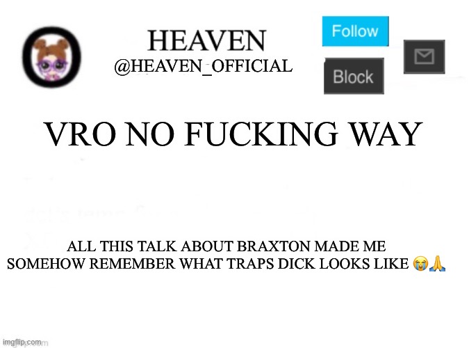 God, actually traumatizing ;-; - Imgflip