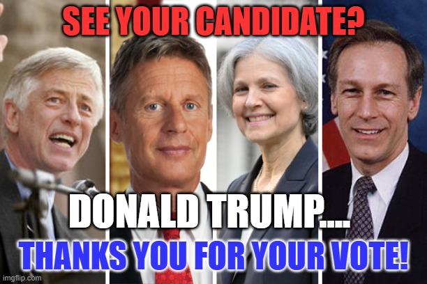 Third Parties: Might As Well Be MAGA! - Imgflip