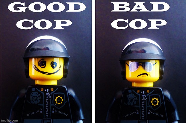 Good cop, Bad Cop - Imgflip