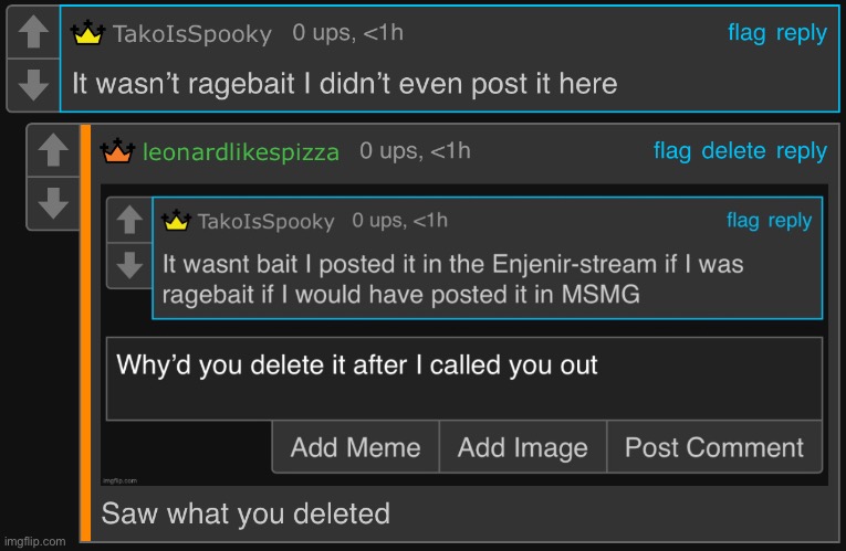 Surprise surprise, he’s baiting - Imgflip