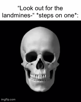 skeletons exploding - Imgflip