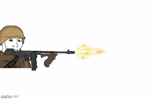 M1928 Thompson (100 Rnd) full-auto firing Animation Test - Imgflip