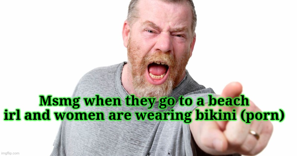 angry man shouting and pointing - Imgflip