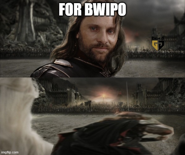 Aragorn Black Gate for Frodo - Imgflip