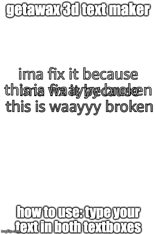 3d text maker - Imgflip