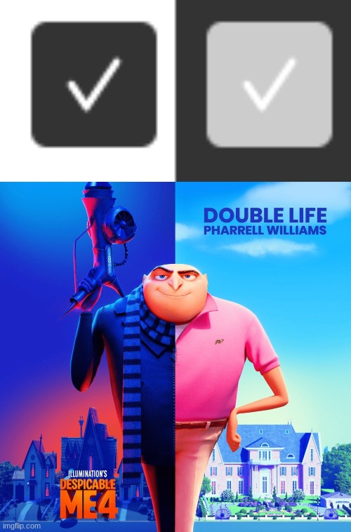 Image tagged in double life - Imgflip