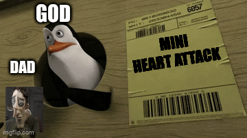 here is wat happened to my dad 2 days ago - Imgflip