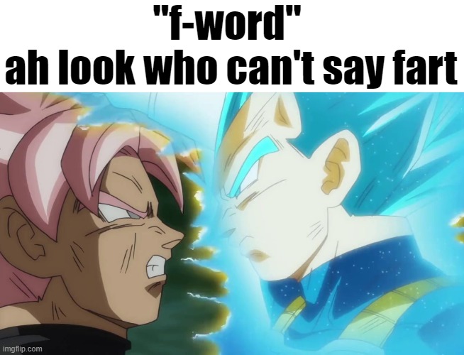 Vegeta and Goku Black DB Super - Imgflip