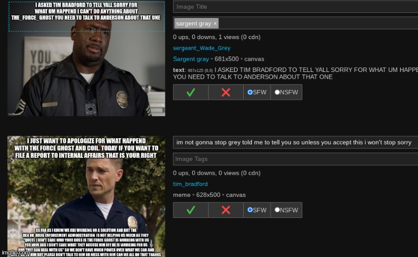 Ok chat, THIS is my last post about him. I'm just gonna block him but ...