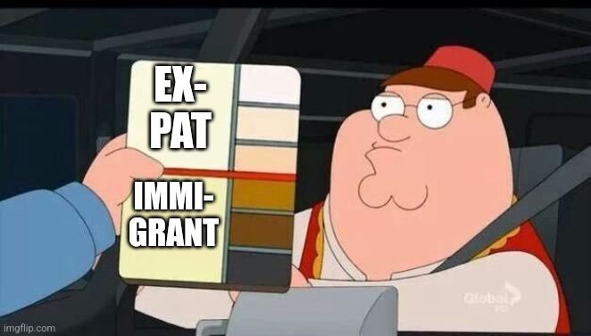 Peter Griffin skin color chart race terrorist blank - Imgflip
