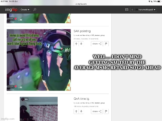 Bring it on mod note: try again - Imgflip