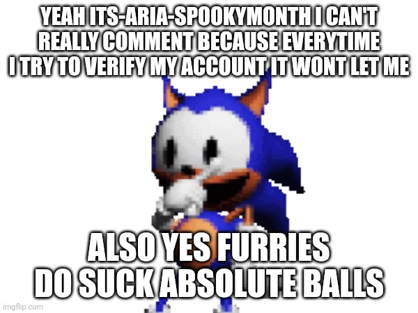 Its-Aria-SpookyMonth i tried to comment but i just cannot - Imgflip