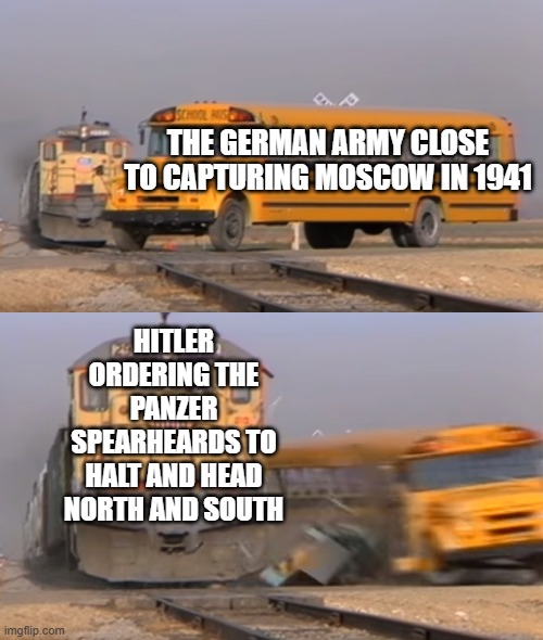 A train hitting a school bus - Imgflip