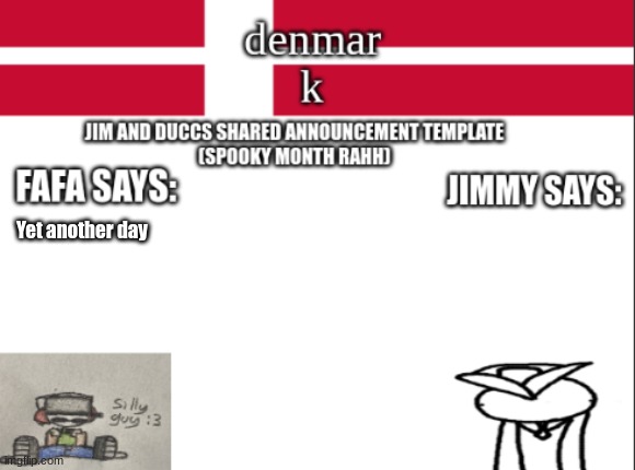 JIM AND DUCCS cOLLABED ANNOUNCEMENT TEMPLATE RAHHHHHHHHH - Imgflip