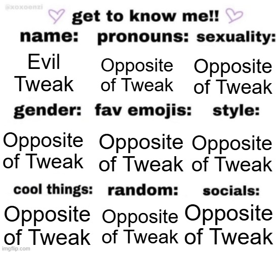 get to know me but better - Imgflip